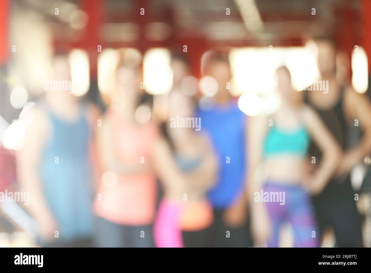 Blurred people in gym hi-res stock photography and images - Alamy