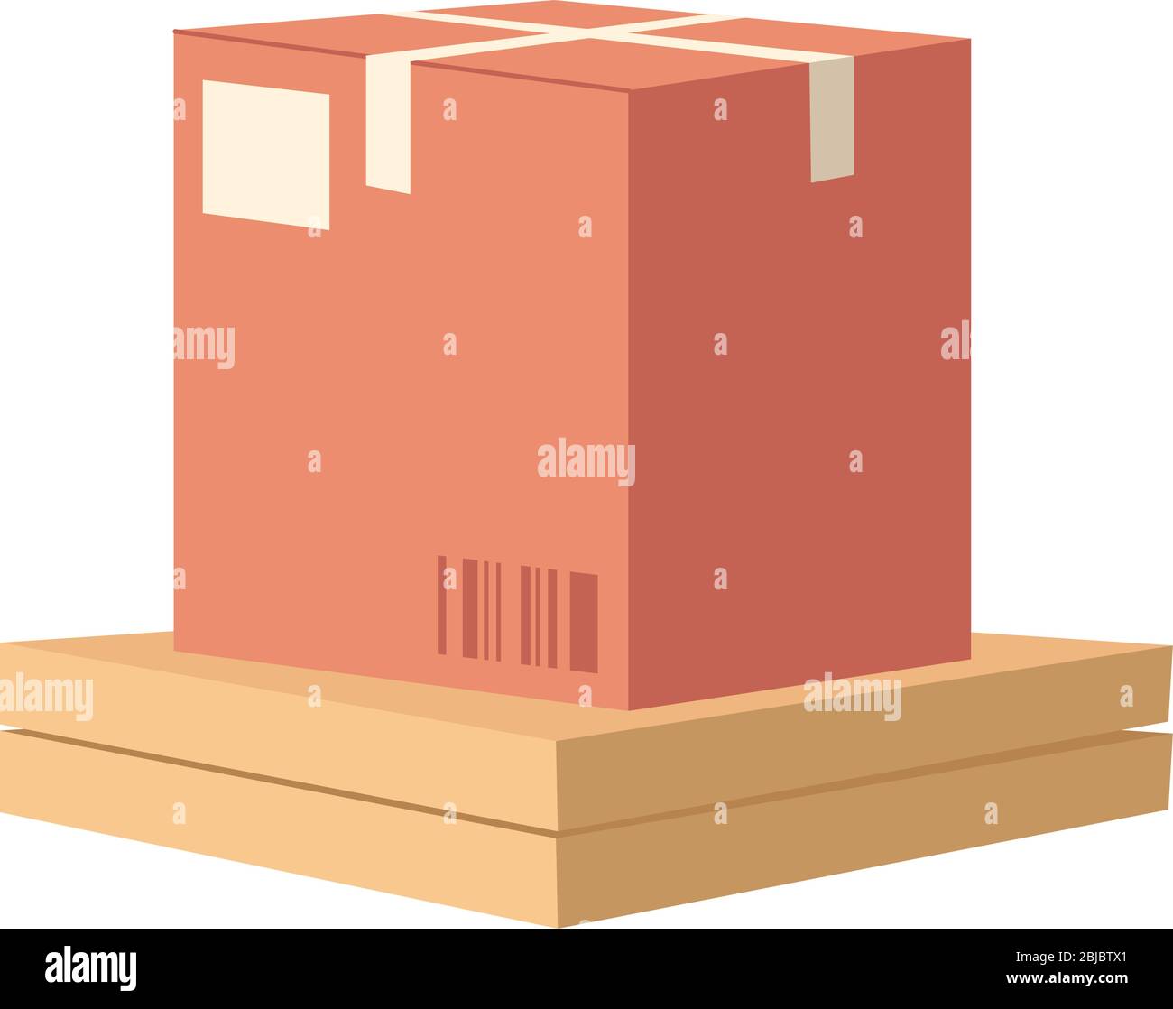 Pile of packages Stock Vector Images - Alamy