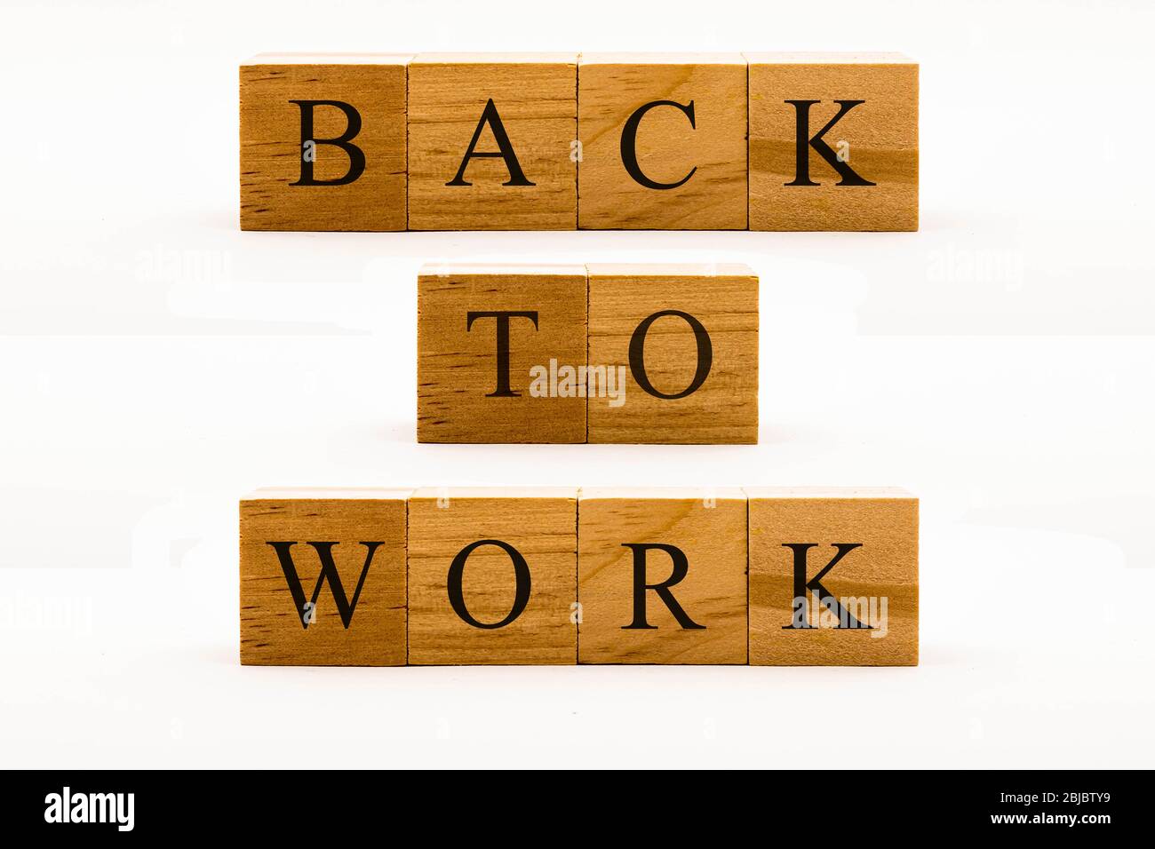 Coronavirus concept showing wooden blocks on a white background reading ...