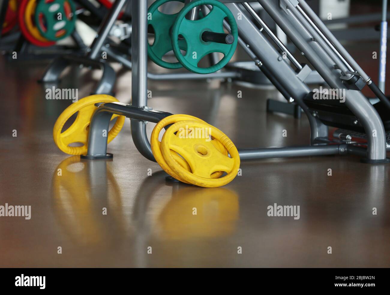 Interior modern gym training apparatus hi-res stock photography and ...
