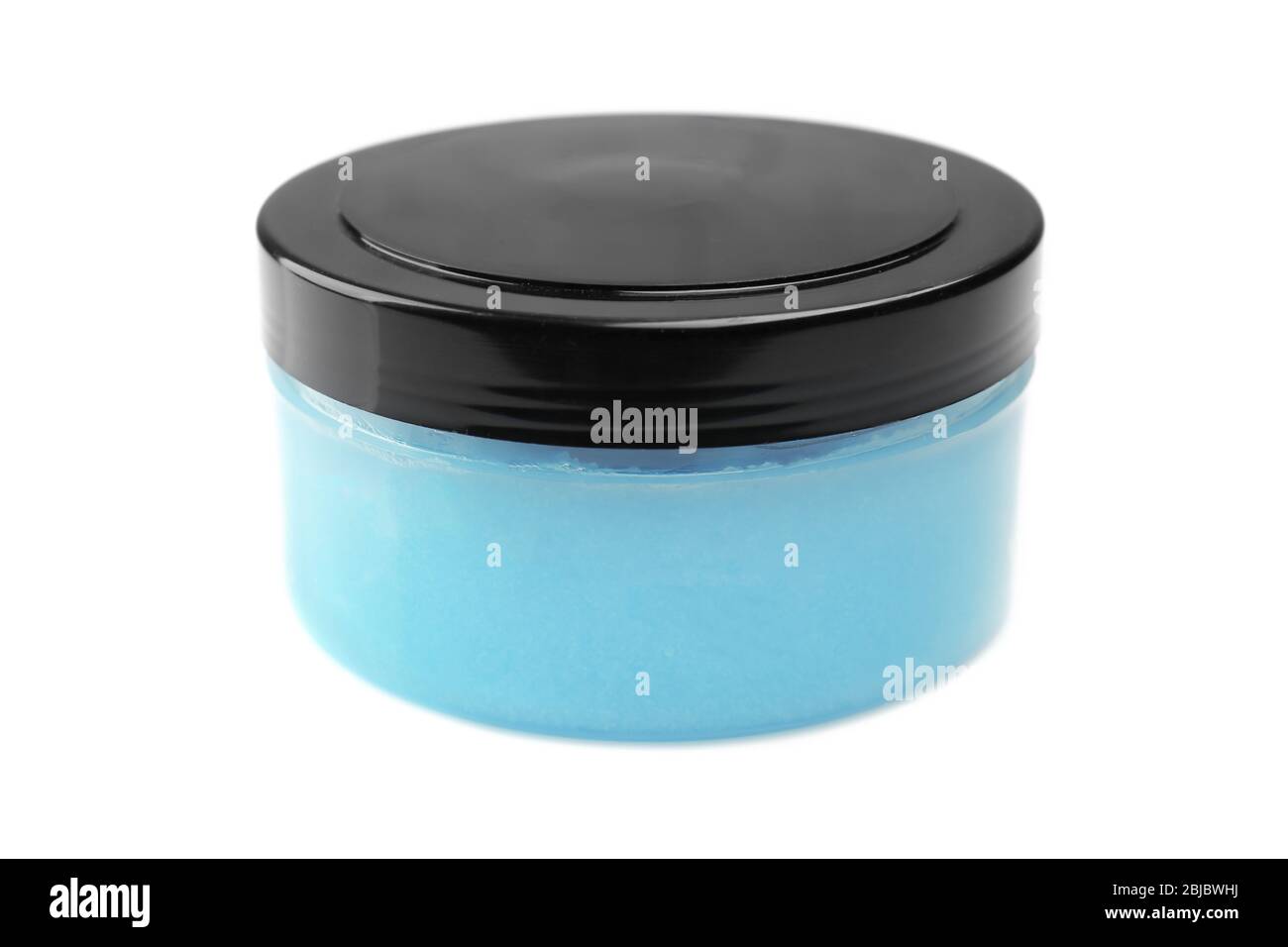 Body scrub on white background Stock Photo - Alamy