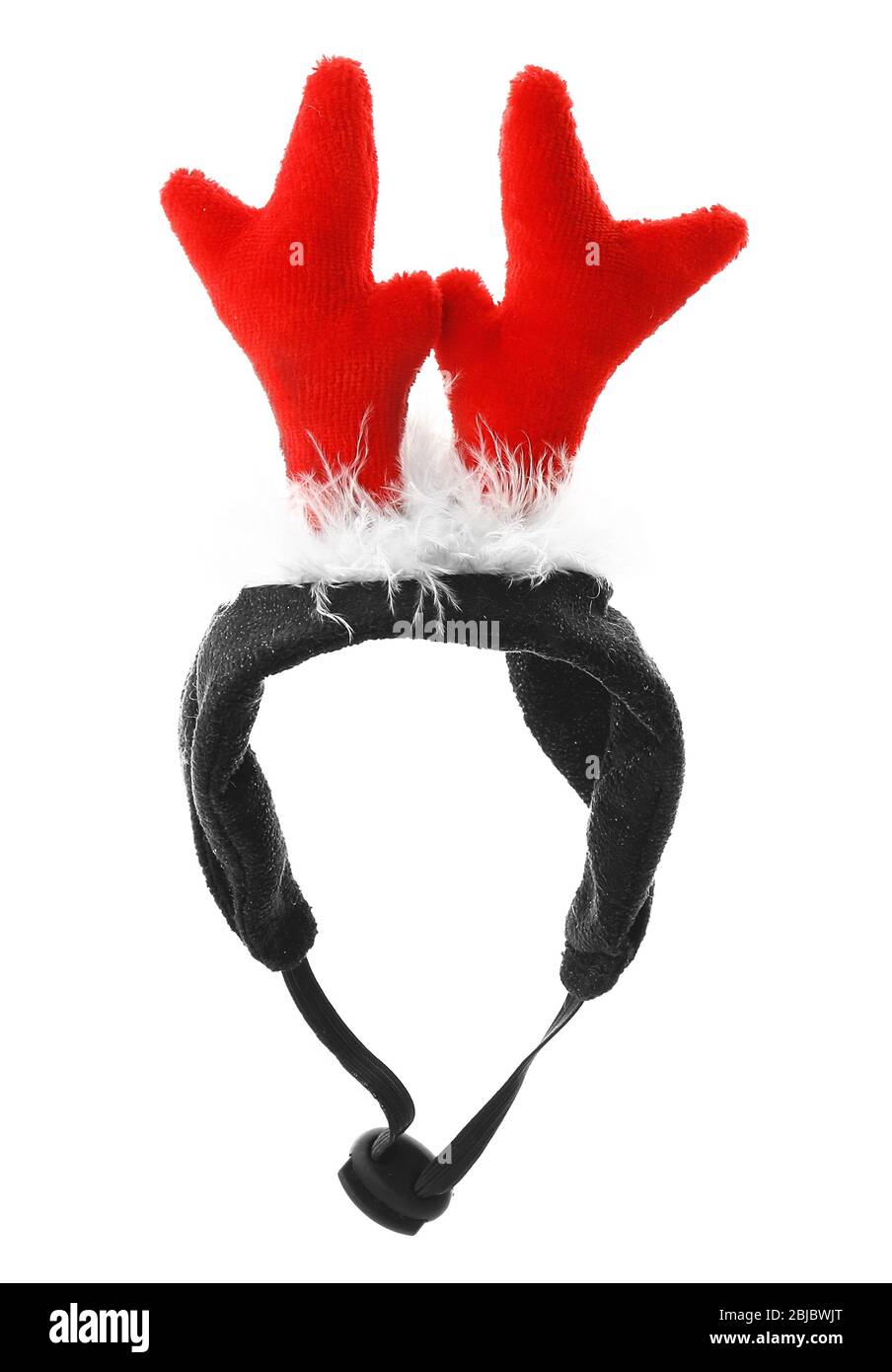 Pet reindeer antlers on white background Stock Photo - Alamy