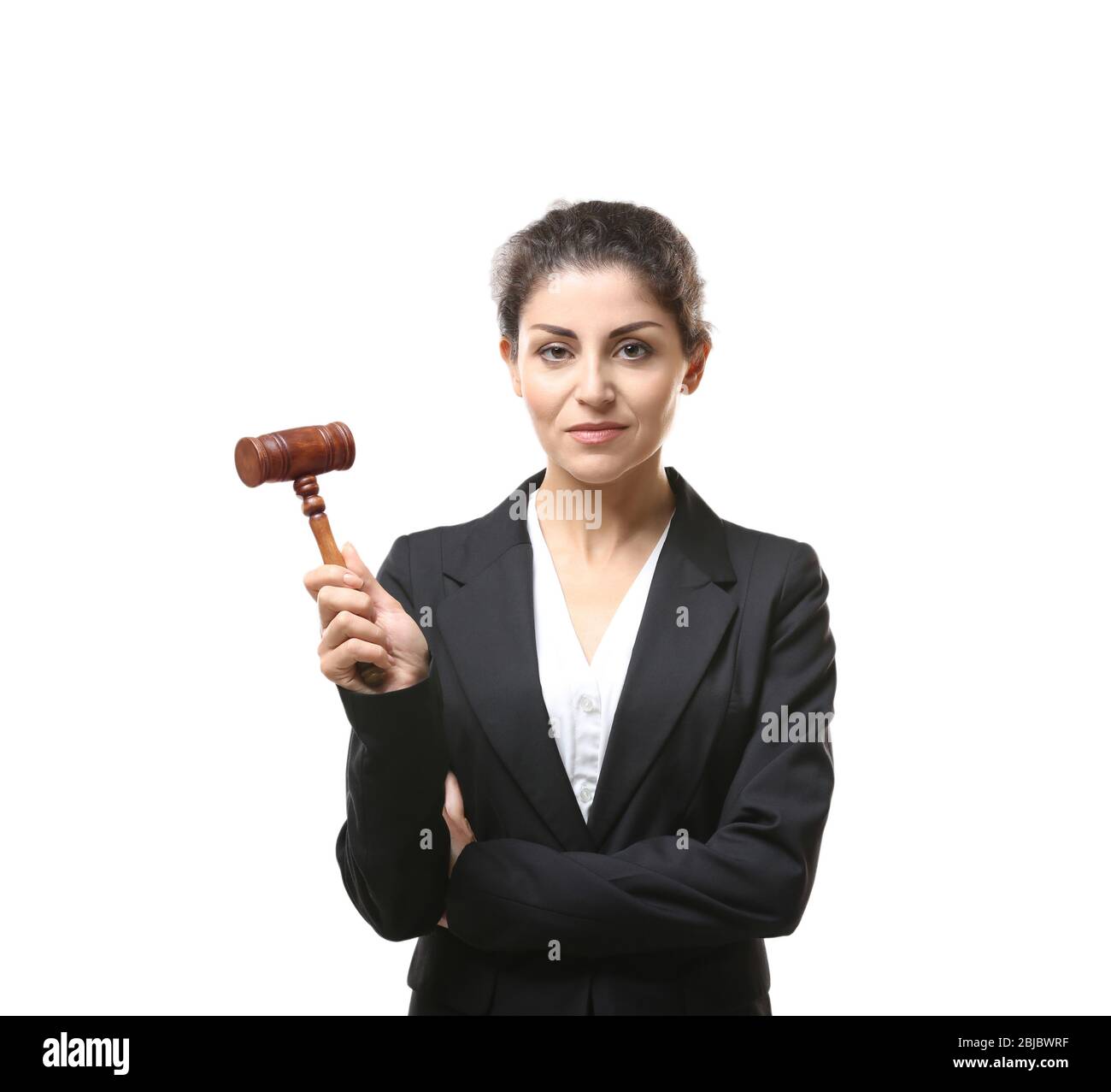 Portrait successful female judge hi-res stock photography and images ...