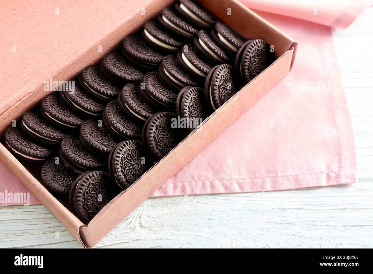 Cookies on carton box hi-res stock photography and images - Alamy