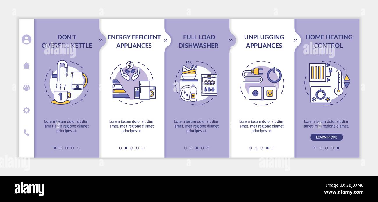 Money saving tips onboarding vector template Stock Vector Image & Art ...