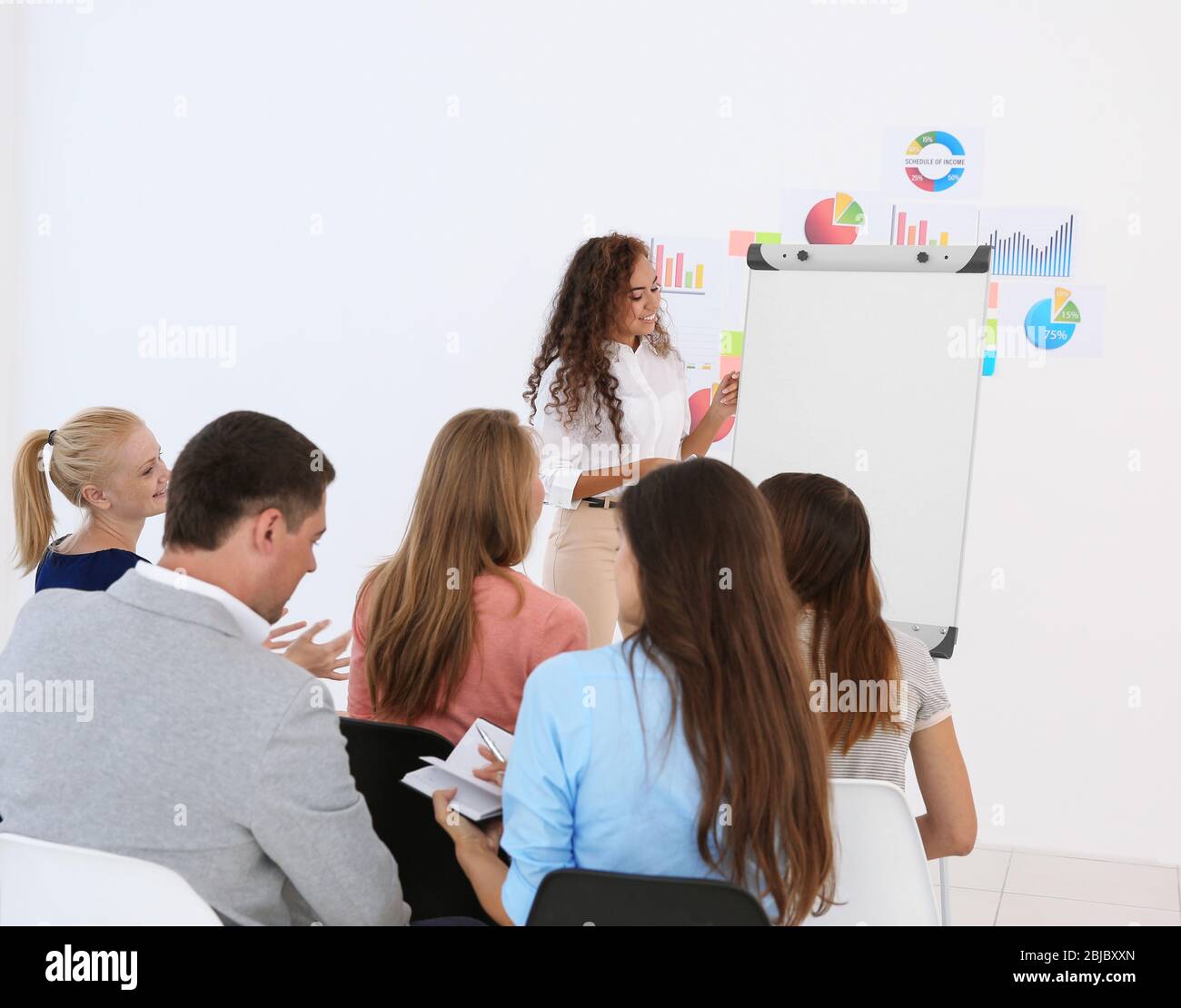 Group of people at business presentation Stock Photo - Alamy