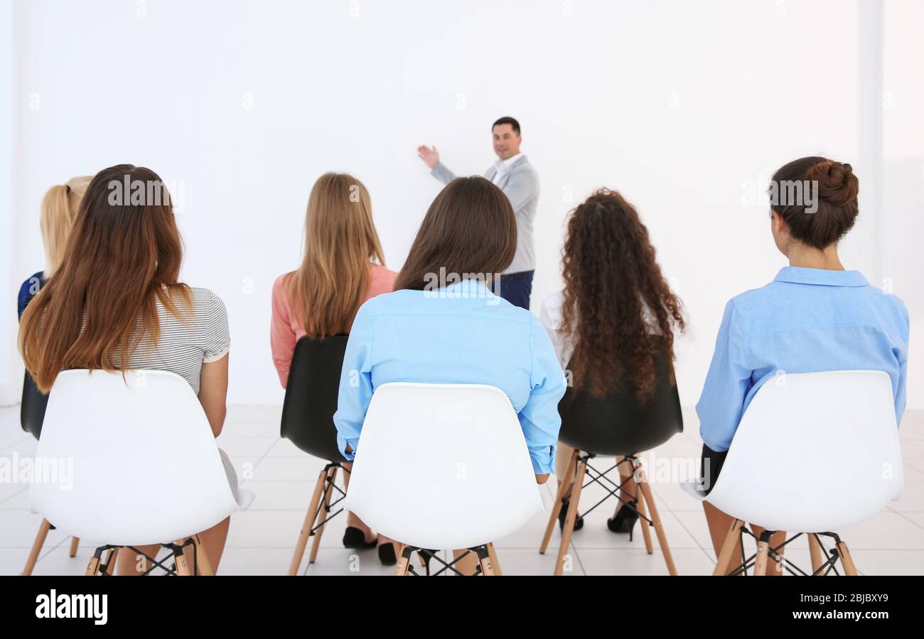Group of people at business presentation Stock Photo - Alamy