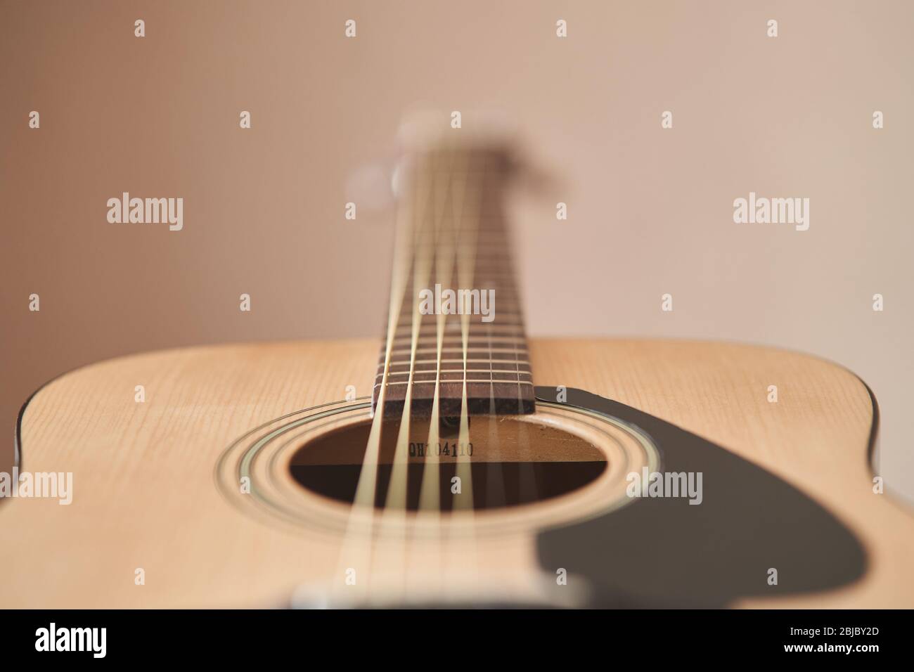 The Guitar deck. Acoustic guitar. Musical instrument. Fretboard ...