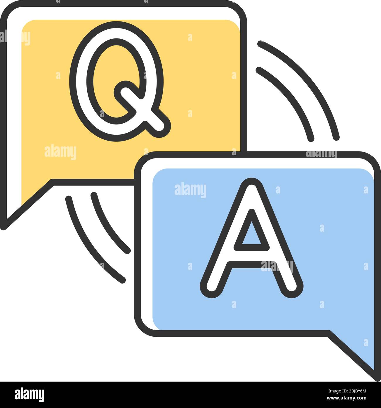 FAQ RGB color icon Stock Vector Image & Art - Alamy