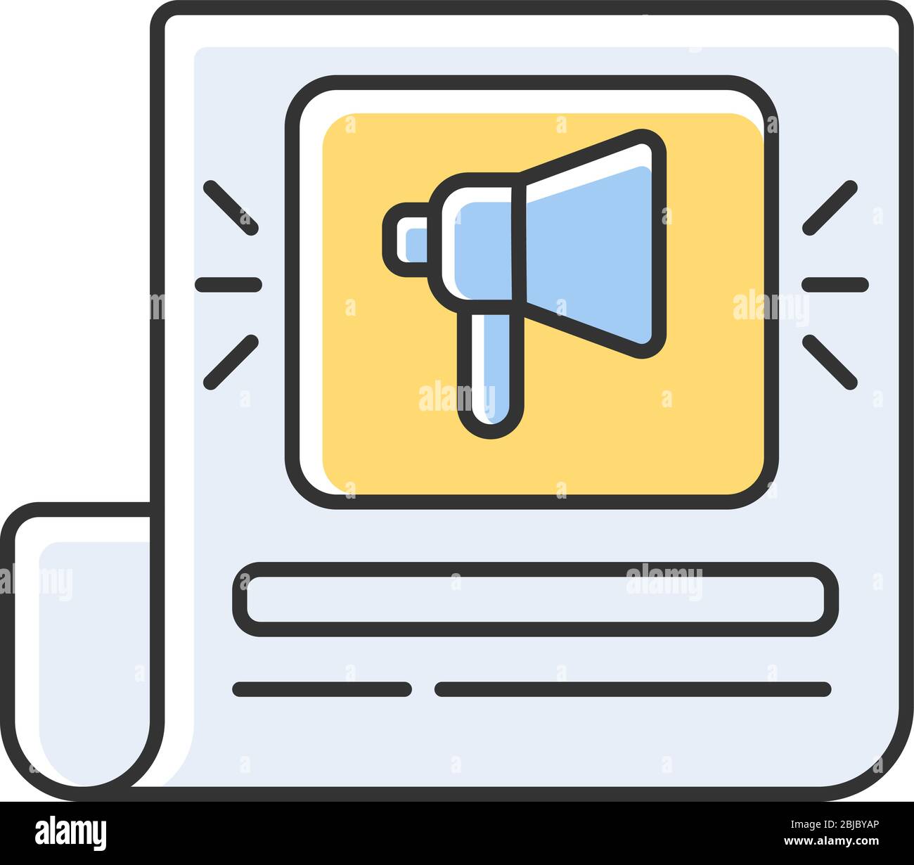 News RGB color icon Stock Vector Image & Art - Alamy