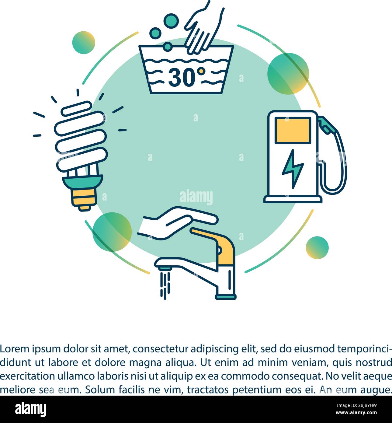 Resource efficiency concept icon with text Stock Vector Image & Art - Alamy