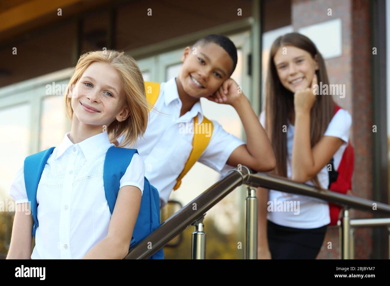 School in a row stairs hi-res stock photography and images - Alamy