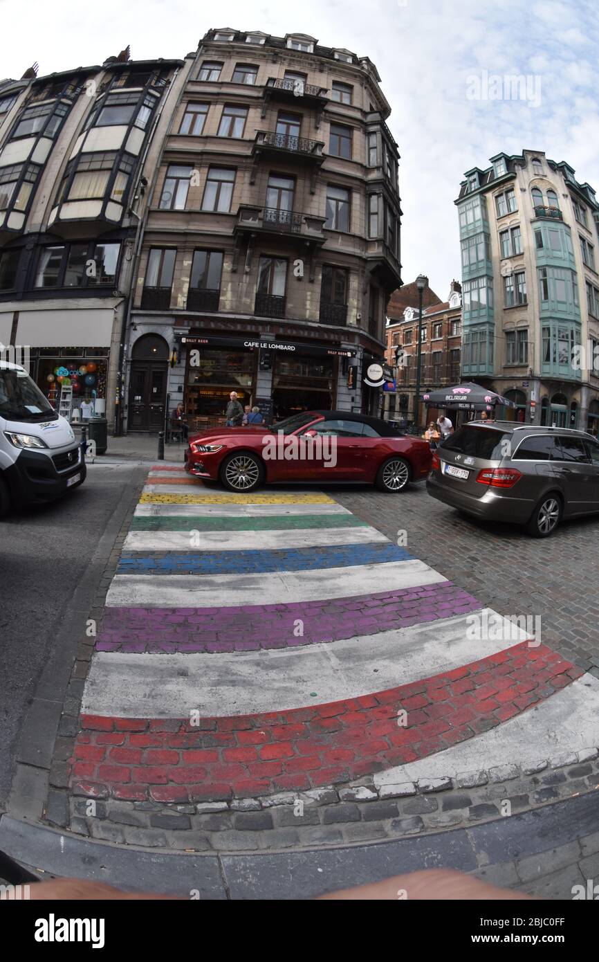 Coloured road hi-res stock photography and images - Alamy