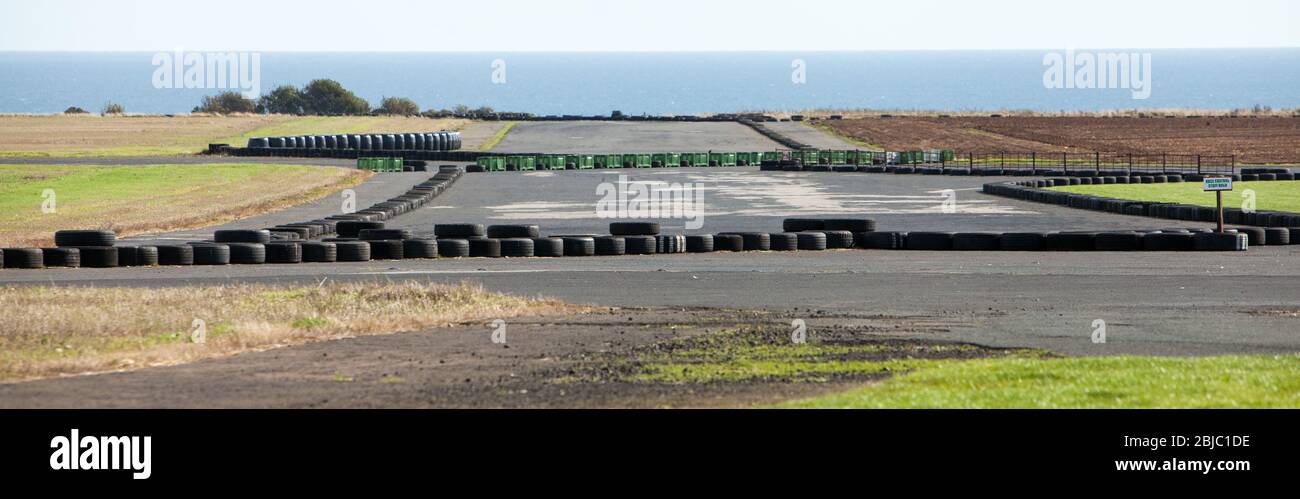 Runway, Drag Racing Track, Old RAF Airfield, Crail, Fife, Scotland ...