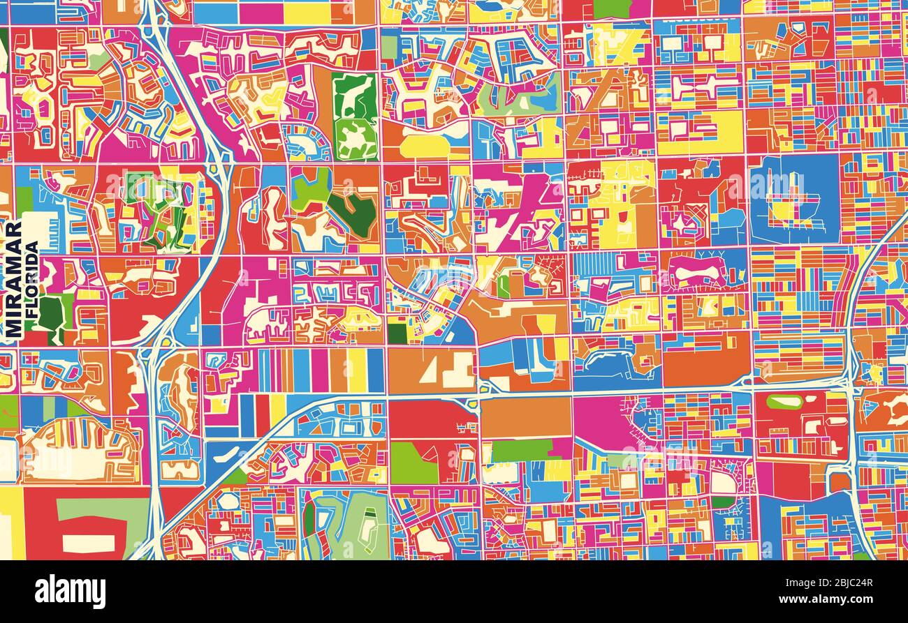 Map Of Miramar Florida