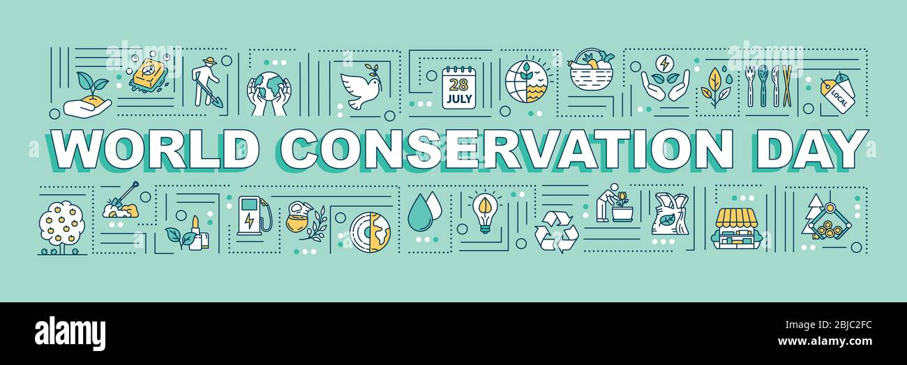 World conservation day word concepts banner Stock Vector Image & Art ...