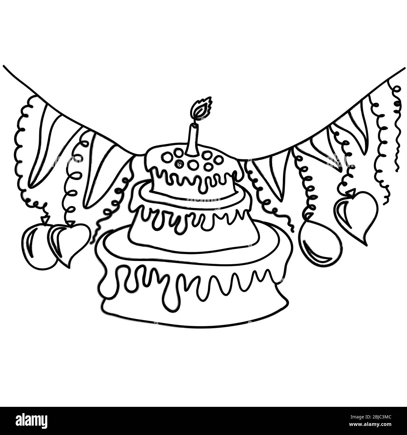 Retro cake box Cut Out Stock Images & Pictures - Alamy