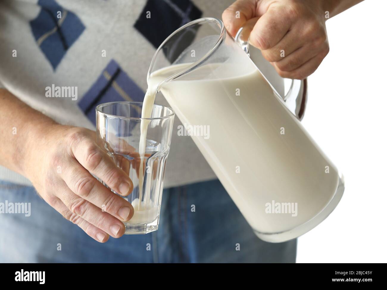 Milkman Pouring Milk High Resolution Stock Photography and Images - Alamy