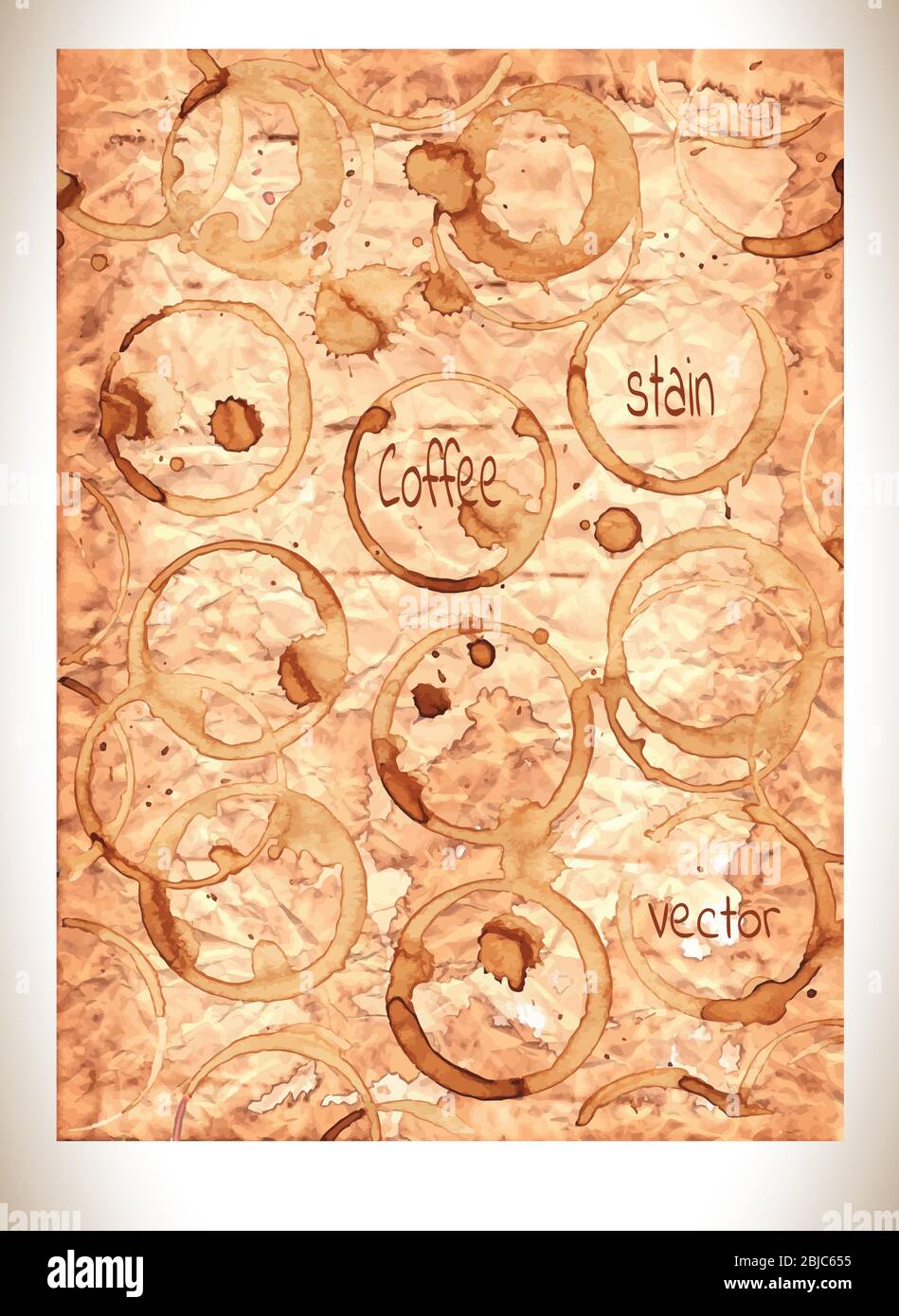 Coffee Stained Paper Art