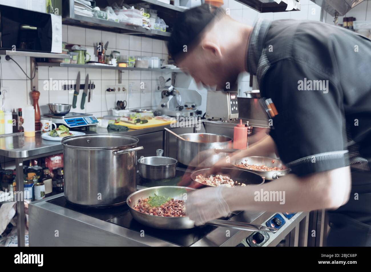 Crowd of people from behind business hi-res stock photography and ...