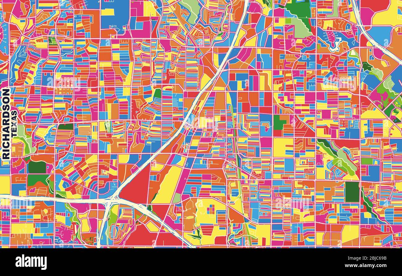 City Of Richardson Texas Map