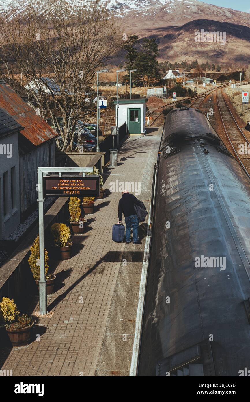 Remote rural passenger train station hi-res stock photography and ...