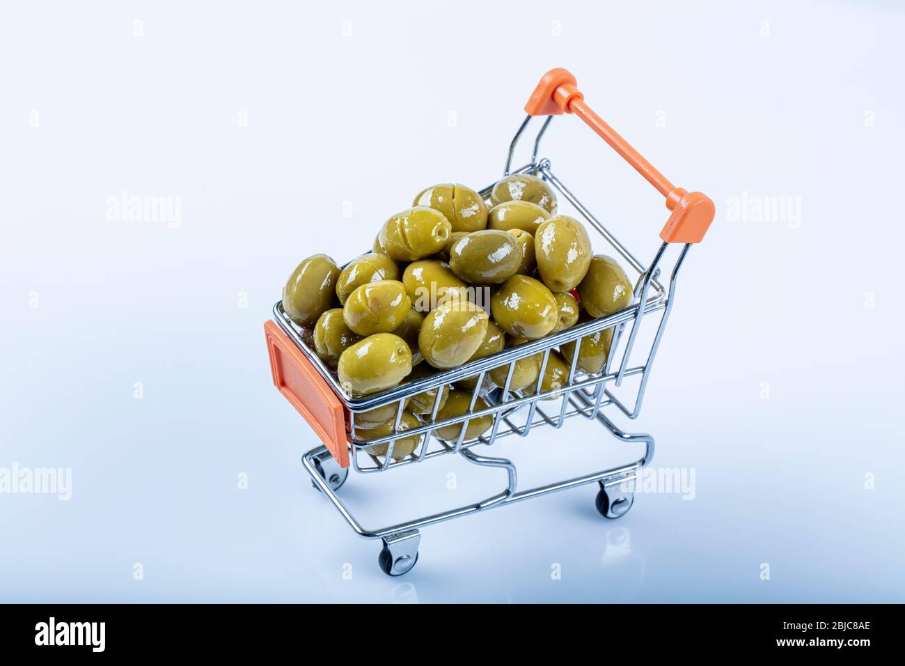 Scratched green olives. Turkish name; cizik yesil zeytin. Brined ...
