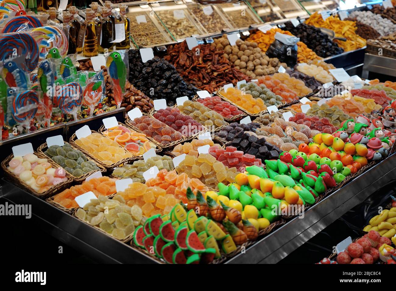 Sweets store at market place Stock Photo - Alamy