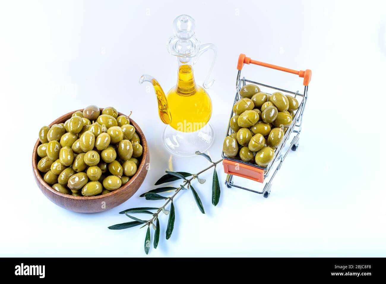 Scratched green olives. Turkish name; cizik yesil zeytin. Brined ...