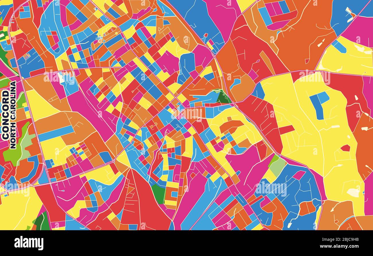 Map of concord hi-res stock photography and images - Alamy