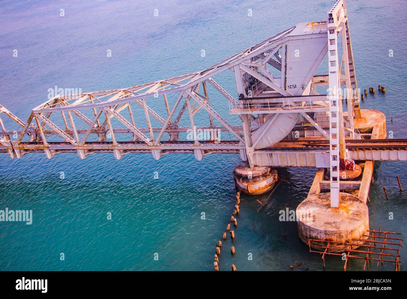 Pamban Bridge is a railway bridge which connects the town of Mandapam ...