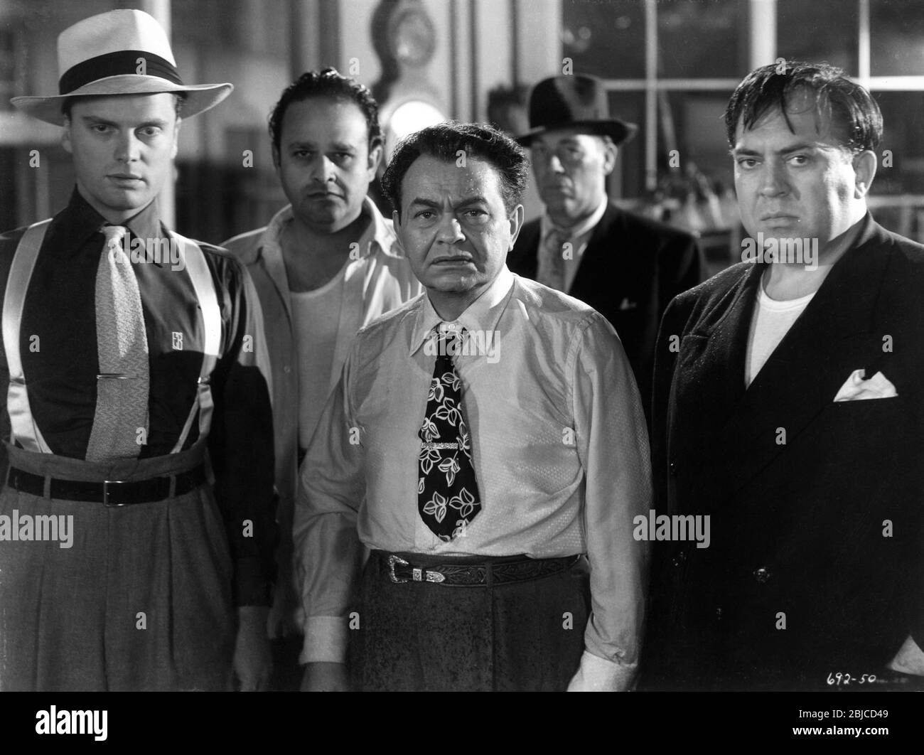 HARRY LEWIS DAN SEYMOUR EDWARD G. ROBINSON and THOMAS GOMEZ in KEY ...