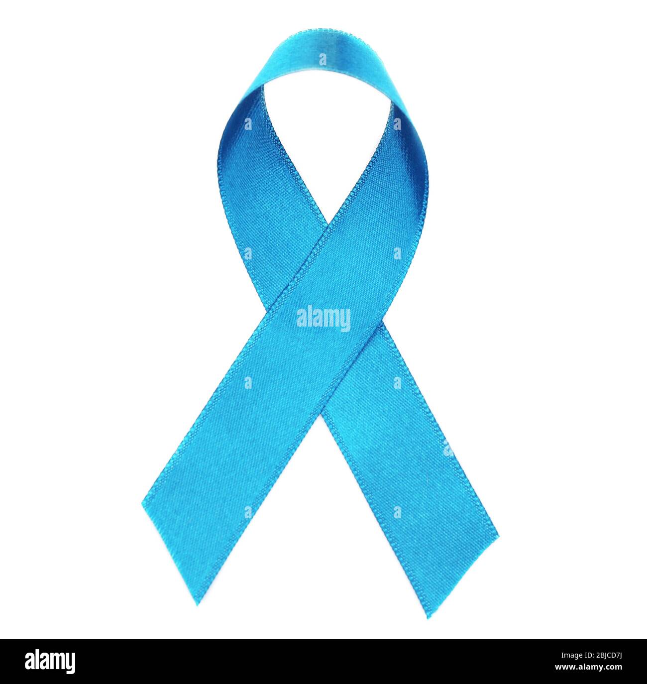 Sea-green ribbon isolated on white. Ovarian cancer and gynecological ...