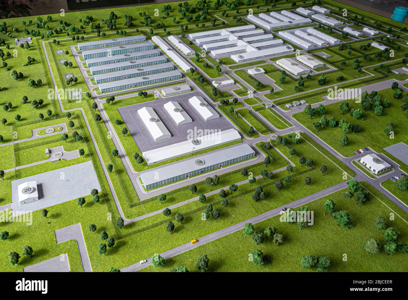 Moscow. The layout of the Moscow clinical hospital of infectious ...