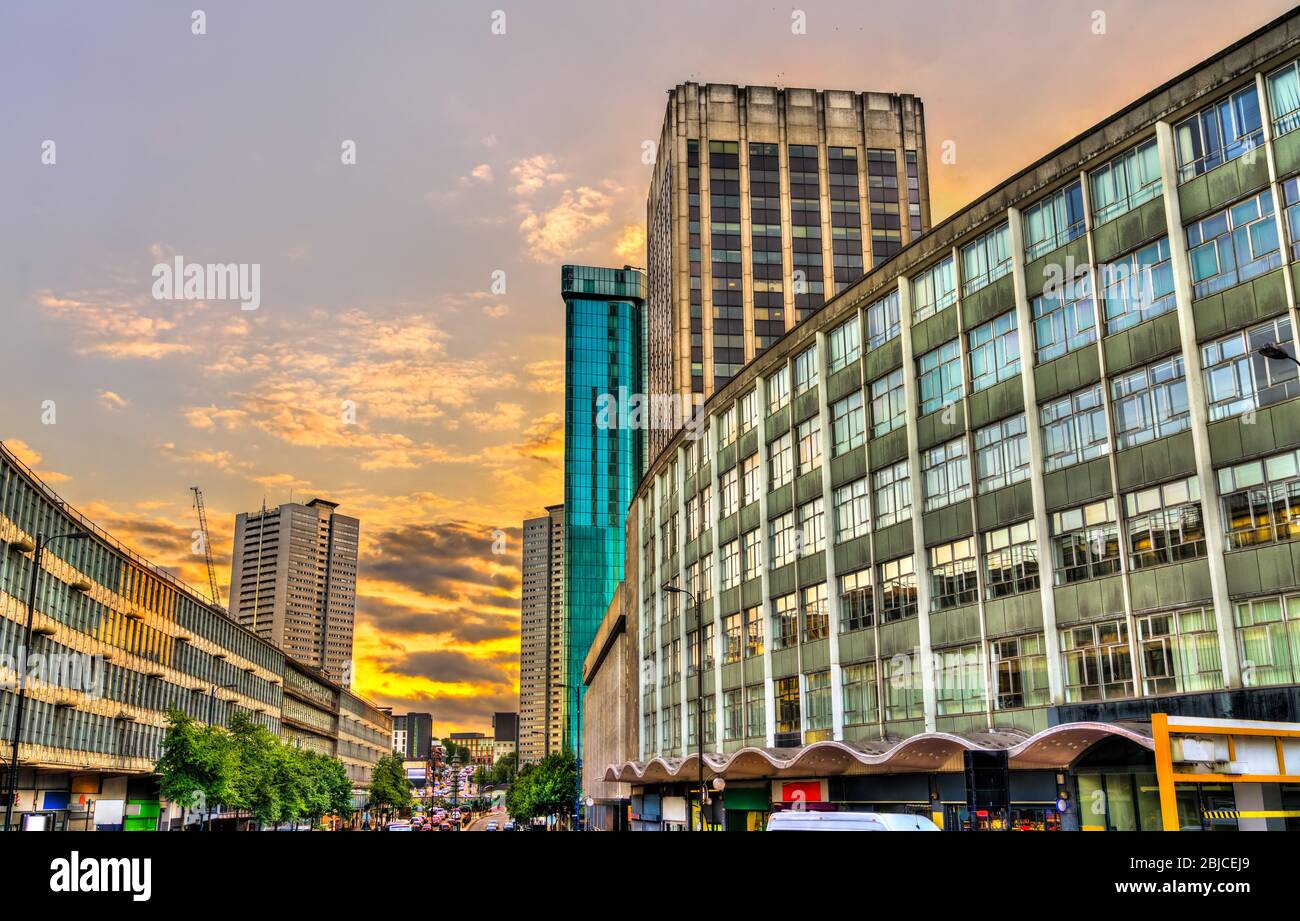 Birmingham panorama view hi-res stock photography and images - Alamy