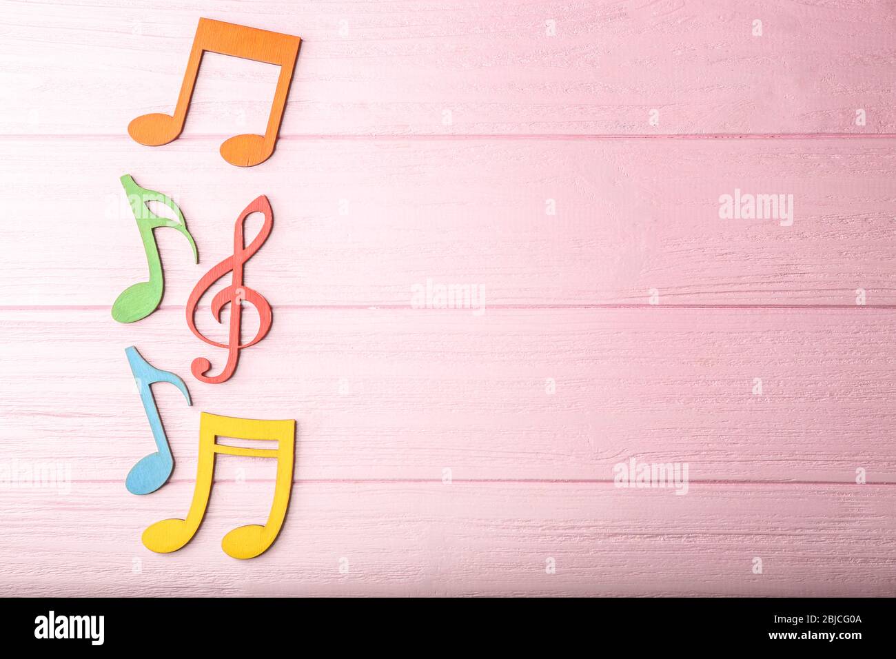 Musical notes colourful hi-res stock photography and images - Alamy