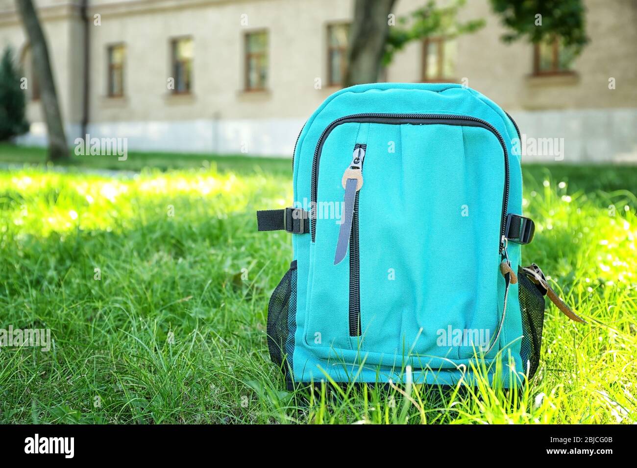 Blue rucksack hi-res stock photography and images - Alamy