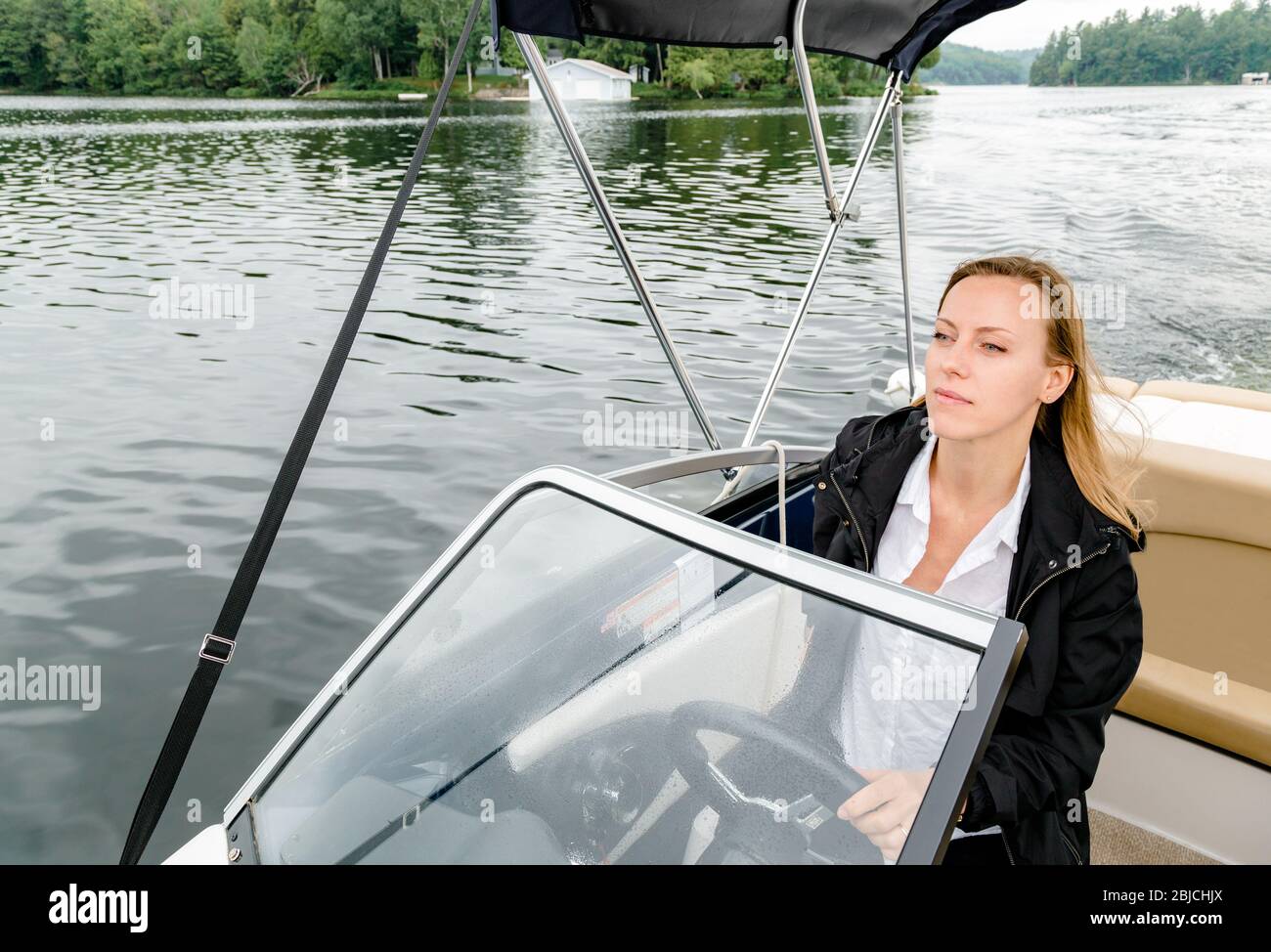 Canadian blond woman hi-res stock photography and images - Alamy
