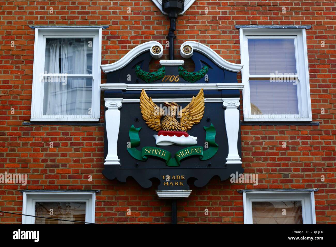 Pantiles phoenix crest hi-res stock photography and images - Alamy