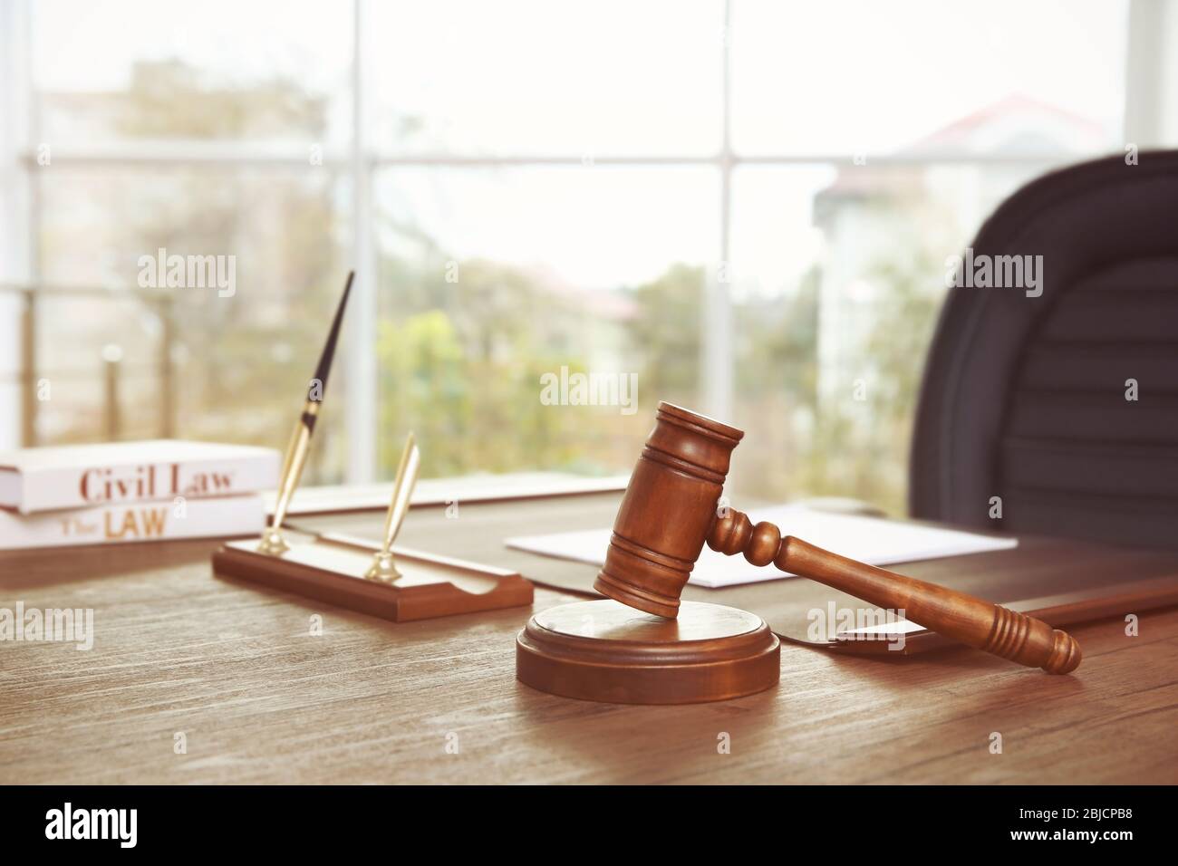 Empty notary workplace Stock Photo - Alamy