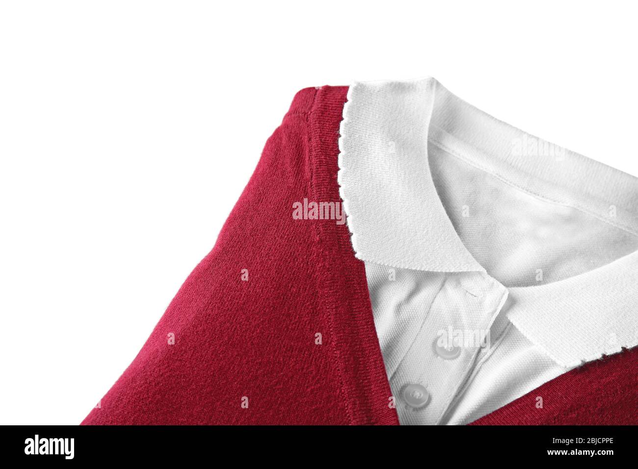 School uniform for girl on white background Stock Photo - Alamy