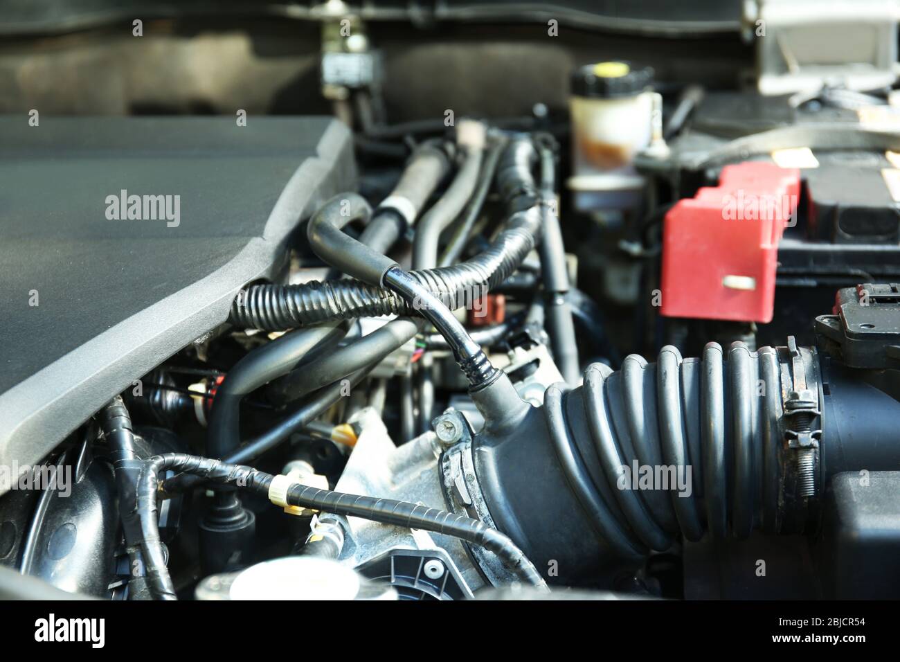 Car engine, closeup Stock Photo - Alamy