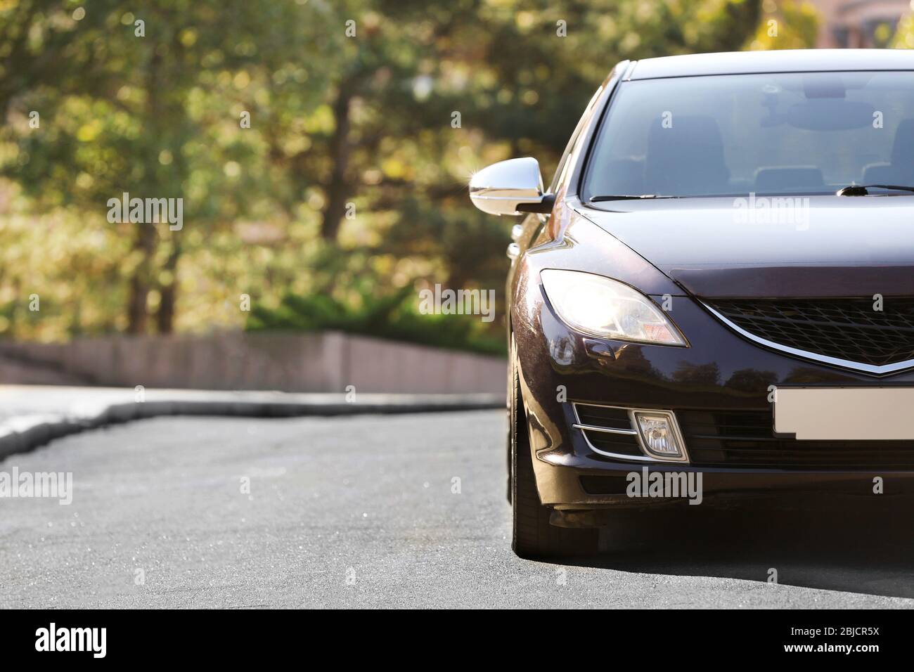 Luxury car outdoors Stock Photo - Alamy