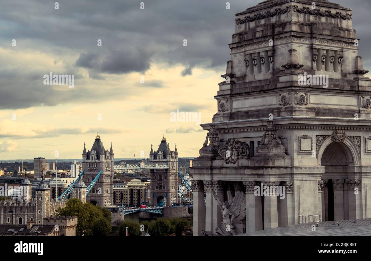 View from the rooftop bar at the Doubletree by Hilton in the City of ...