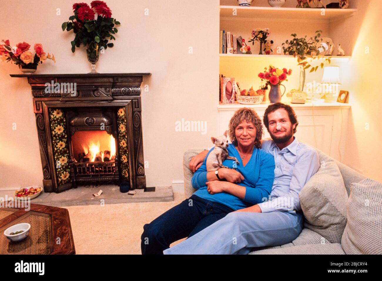 Kenny Everett and his wife Audrey "Lady Lee" Middleton disk jockey and ...