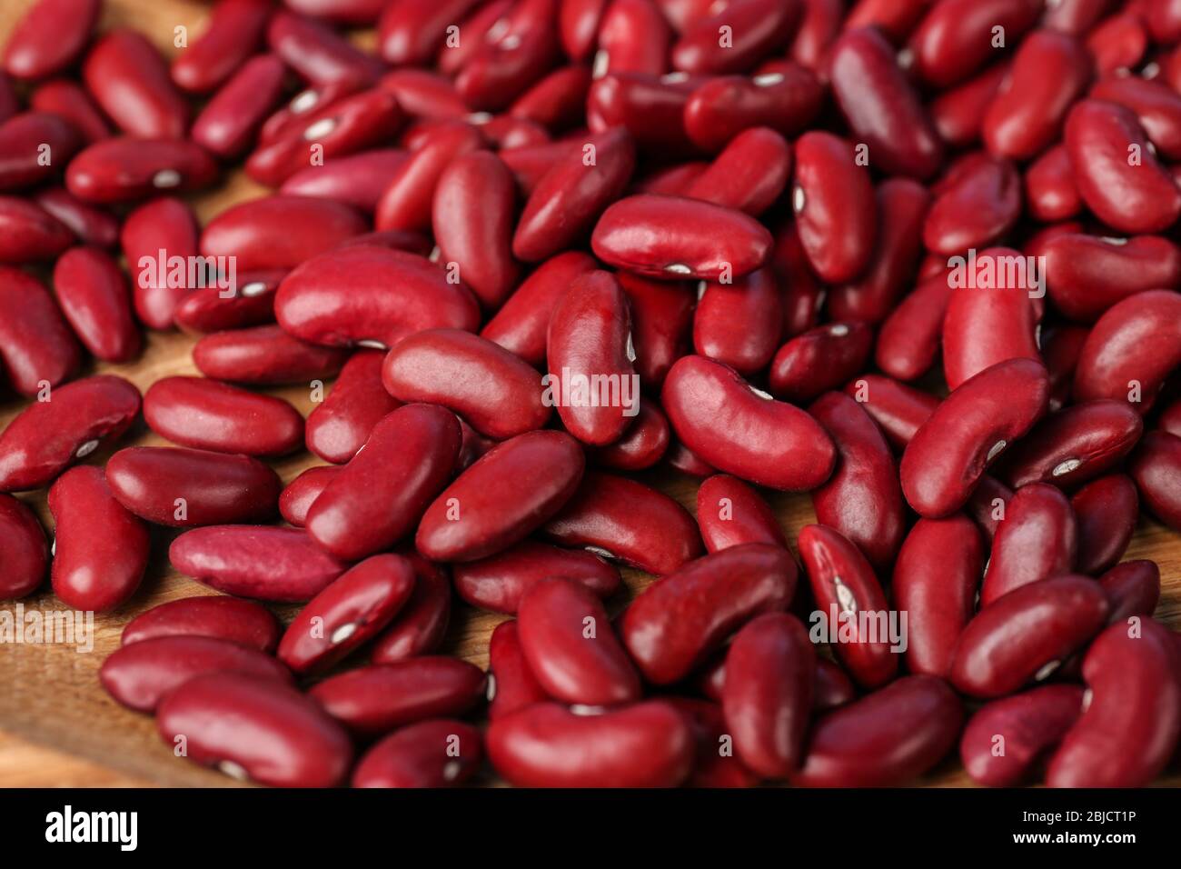 Closeup of dried red haricot beans Stock Photo - Alamy