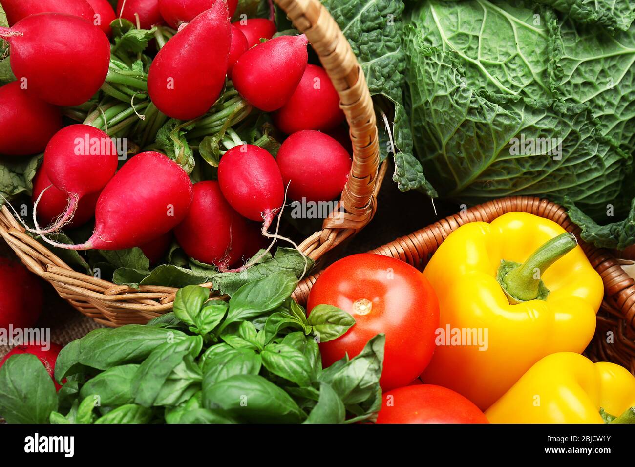 Fresh vegetable mix background Stock Photo - Alamy