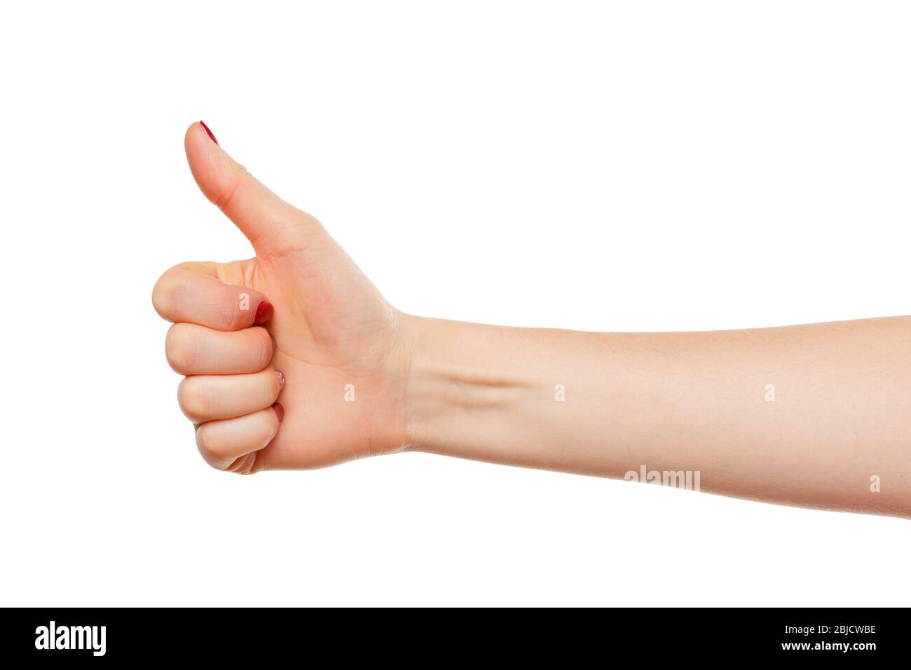 Hand OK sign isolated on white background Stock Photo - Alamy