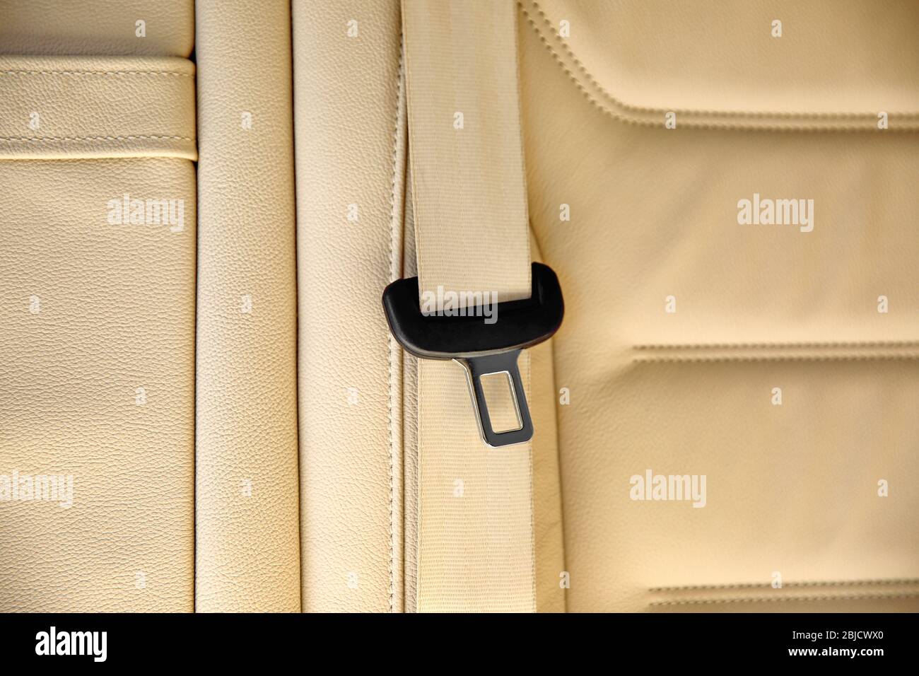 Safety buckle in car Stock Photo - Alamy