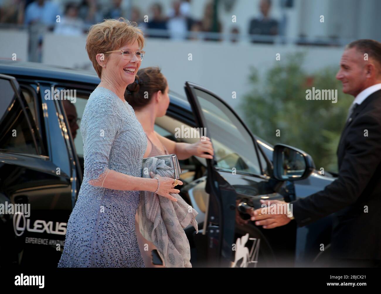 VENICE, ITALY - SEPTEMBER 09: Annette Bening walks the red carpet ahead ...